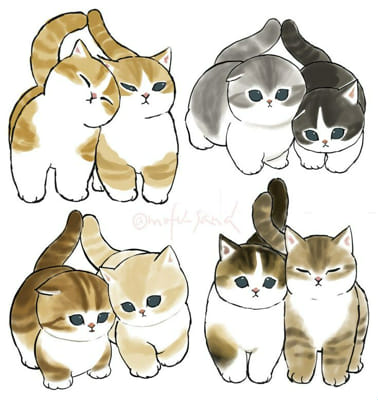 Answer some questions and get a ,mofusand, cat character as result ...