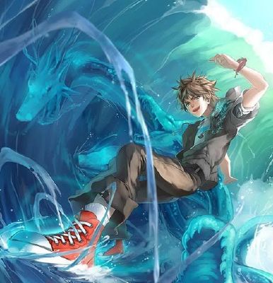 Fire Element Anime Boy