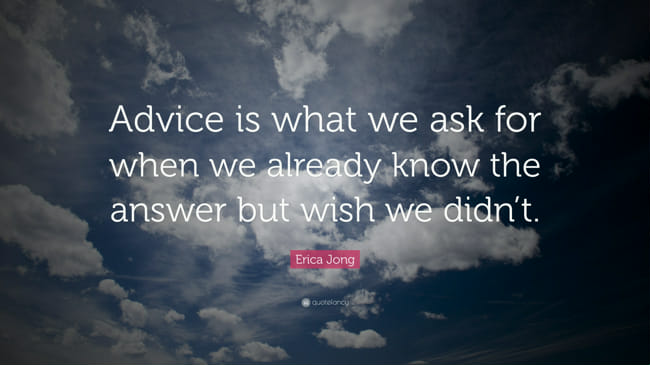 Random Advice Questions - Survey | Quotev