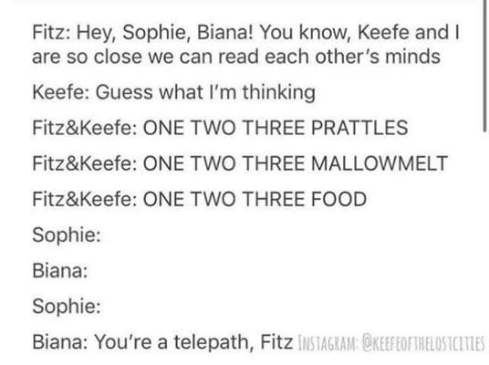 Meme war: Keefe vs. Fitz - Quiz | Quotev