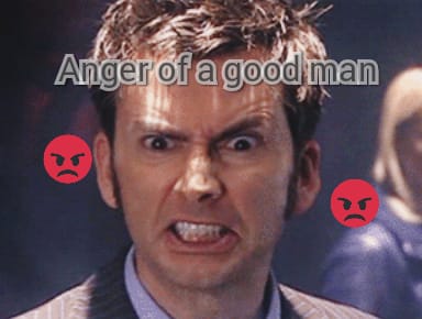 Angry Doctor Who