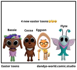 Which Dandys world character will adopt you (Easter toons) - Quiz | Quotev