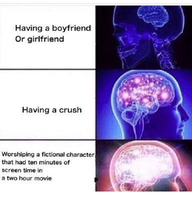 Fictional Character Crush Memes I Love With Fictional Characters